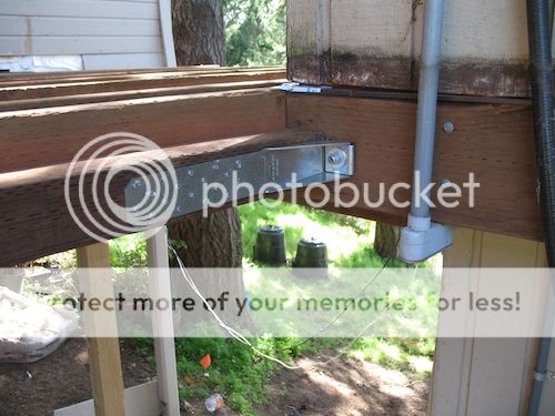 Deck tension tie at two points on ledger? | Contractor Talk ...